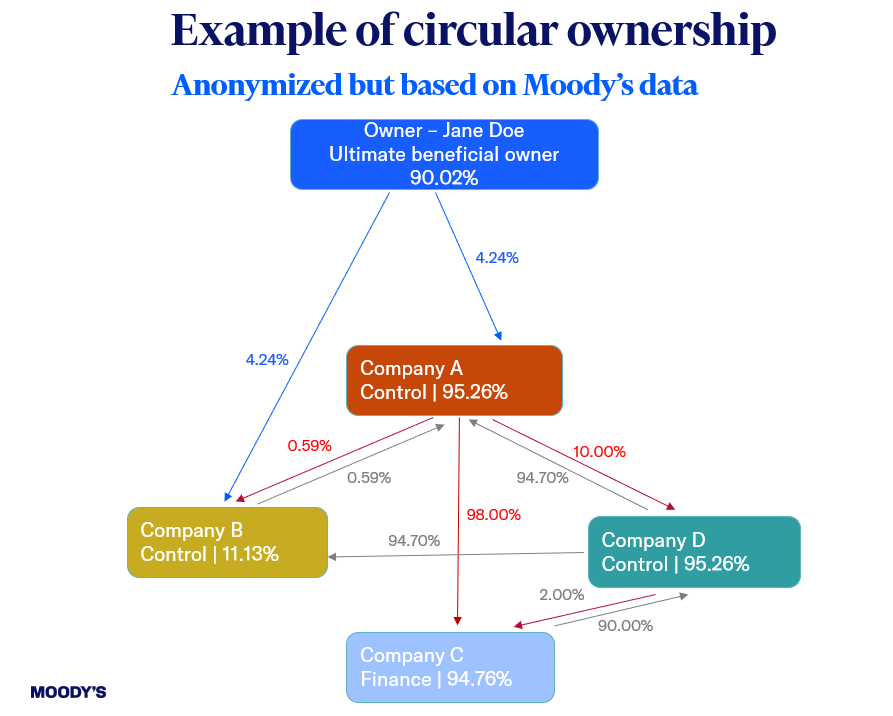 Circular ownership, beneficial ownership and risk management